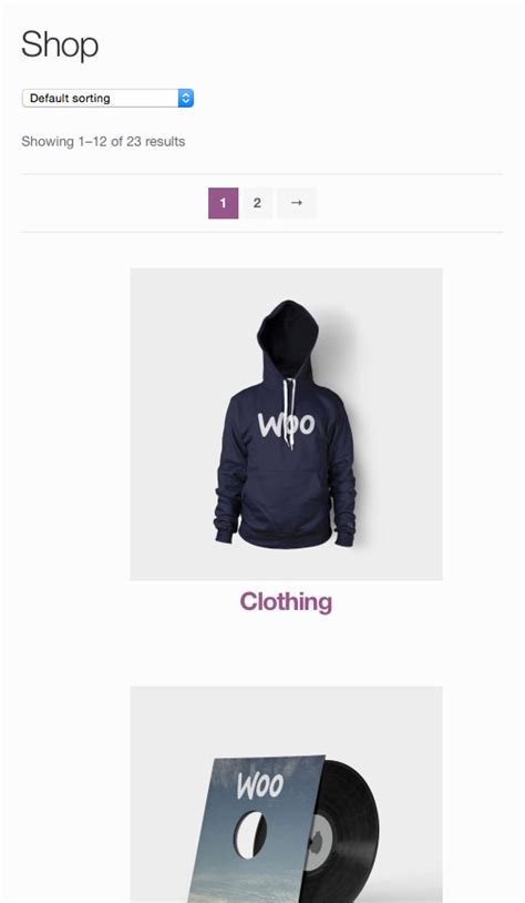 Display Woocommerce Categories Subcategories And Products In Separate