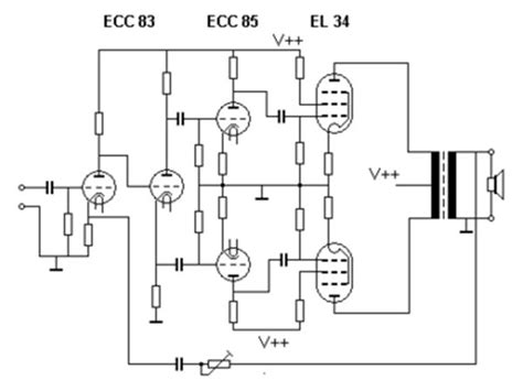 Single Ended Tube Amplifier Schematic