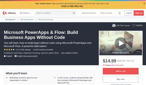 Best PowerApps Training Courses And Classes With Certificate