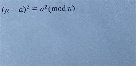 Solved N A A Mod N E Chegg Com