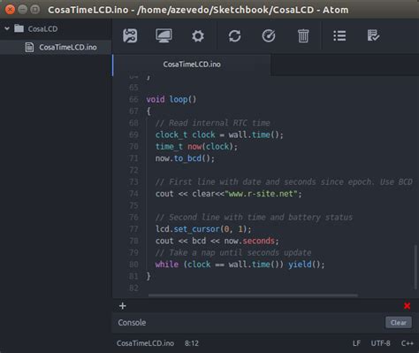 GitHub Neu Rah Atomino Atom Editor Arduino Cosa Integration