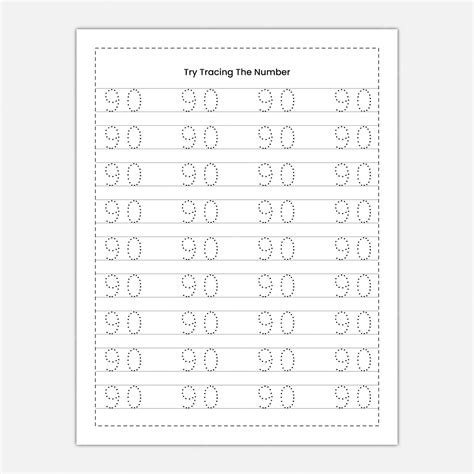 유치원 아이들을 위한 숫자 추적 및 숫자 단어 추적 색칠 활동 워크시트 프리미엄 벡터