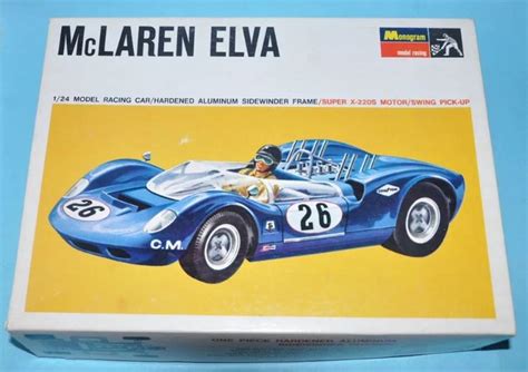 Mclaren Elva 1 24 Monogram Slot Car Kit When Slot Cars Ruled The