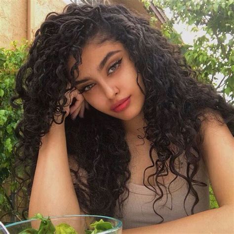 Eritrean X Syrian Pretty Curly Haired Girl Brunette Curly Hair Girl