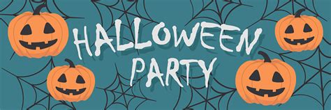 할로윈 호박 웹 레터링이있는 벡터 할로윈 수평 배너 이벤트 초대장 할인 쿠폰 광고 인사말 카드 로고 포장 섬유 웹에 사용합니다 10월에 대한 스톡 벡터 아트 및 기타 이미지