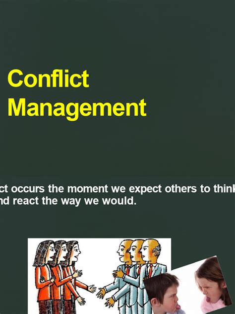 Module 3 Resolving Conflict Management 1 Pdf