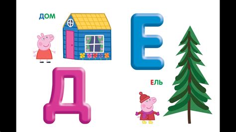 Учим буквы вместе со Свинкой Пеппой Мульт азбука ПРОФЕССОР КАРАПУЗ Youtube