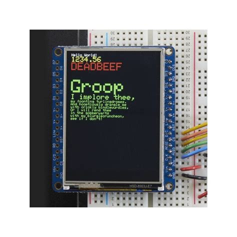 Touch Screen Adafruit LCD 2 4 320x240px Botland Robotic Shop