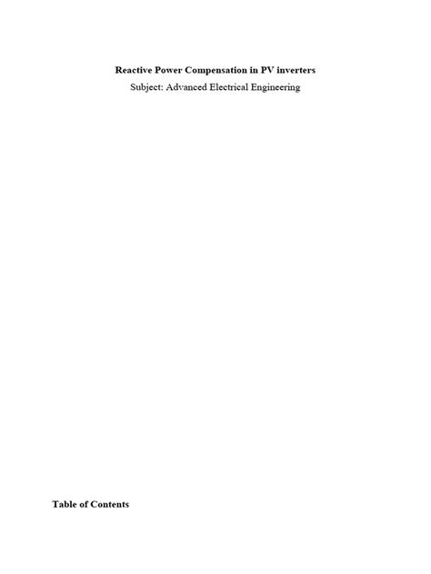 reactive power compensation in pv inverters autorecovered pdf electrical grid photovoltaics