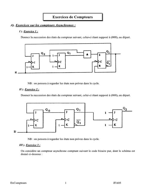 Exercices Compteurs Pdf