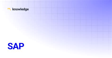 Sap Knowledge