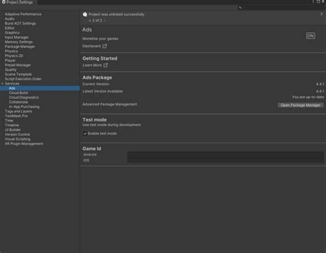 unity ads no game id appearing r unity