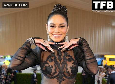 Vanessa Hudgens Sexy Seen Flaunting Her Hot Tits In A See Through Dress