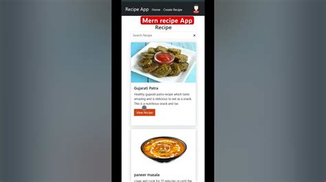 Mern Recipe App Project Mernstack Nodejs Apidevelopment Expressjs