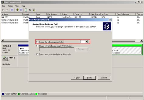 Create New Partition Server