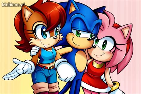 Sonsalamy Sonic Sally And Amy By Sonichedgehog02 On Deviantart