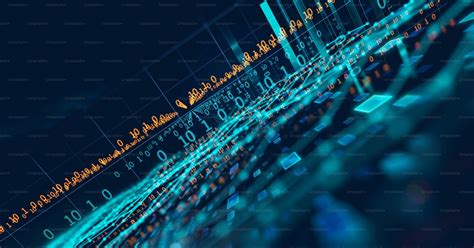 Digital Code Number Abstract Background Represent Coding Technology And Programming Languages