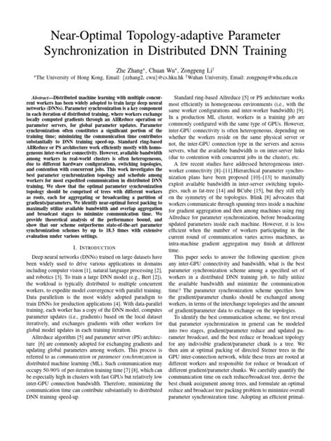 Near Optimal Topology Adaptive Parameter Pdf Deep Learning