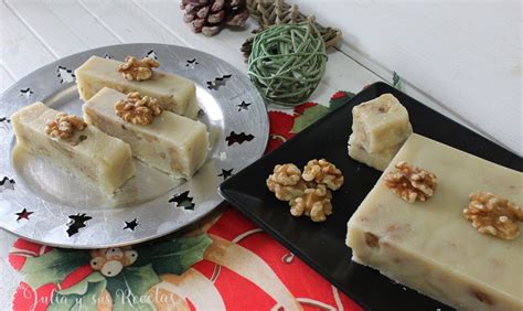 Julia Y Sus Recetas Turrón De Nata Y Nueces