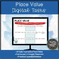 Teaching In An Organized Mess Decimal Place Value Writing Decimals With Expanded Notation Free