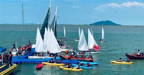 세계 잼버리 대원들 새만금 요트체험 성황