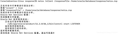 Linux 下静默安装 Oracle 11g 1120 步骤centos 7linux Centos安装免费的 Orcle Csdn博客