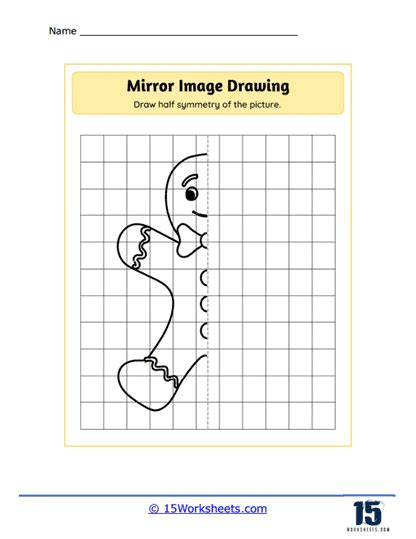 Mirror Image Worksheet Enhance Spatial Awareness Skills