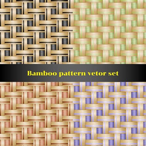 Premium Vector Bamboo Textured Background Basketweave Pattern