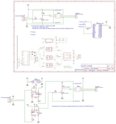 Pehars485 Rs232 Autodirection Rs485 Oshwlab