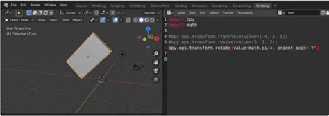 Blender Python Transformations Prospero Coder