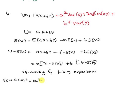 solved texts for any continuous random variables x y z and any constants a b show the