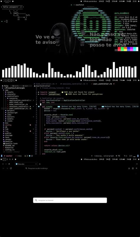Sway Wm My Dark Linux Mint Rice Runixporn