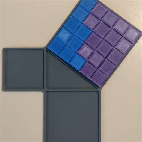 Free 3d File Pythagorean Theorem Visual Proof 📐 ・3d Print Model To Free 3d File Pythagorean Theorem Visual Proof 📐 ・3d Print Model To