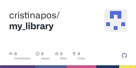 Github Cristinapos My Library