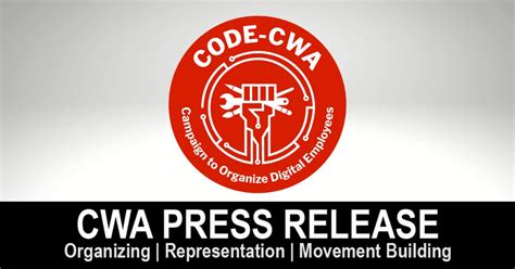 Statement From CWA On Unfair Labor Practice Charge Against Activision Publishing Subsidiary