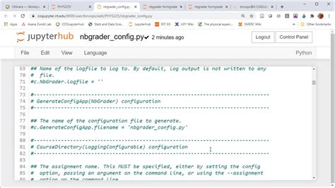 Part 2 Creating A New Nbgrader Course On The Jupyterhub Server Youtube