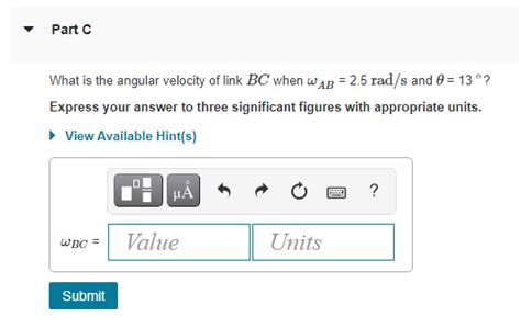 Solved Learning Goal To Use Absolute Motion Analysis To