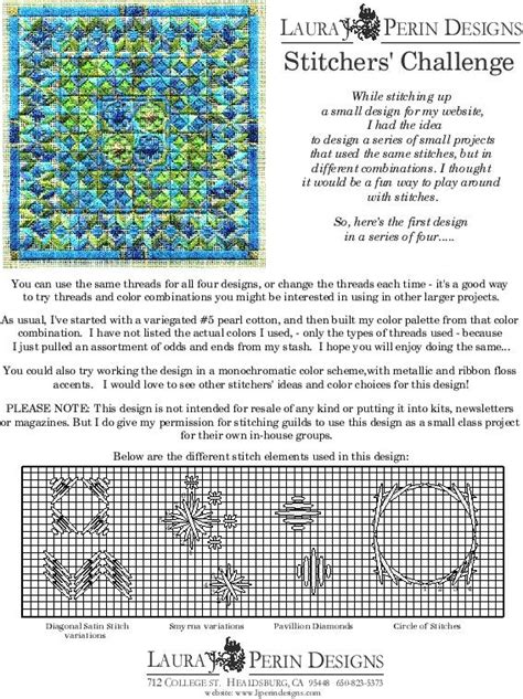 Needlepoint Stitch Sampler