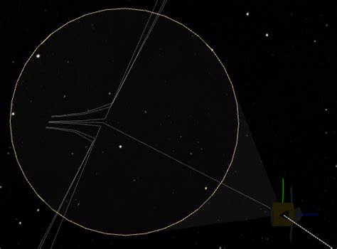 increasing the range at which spacecraft features are visible in vizard
