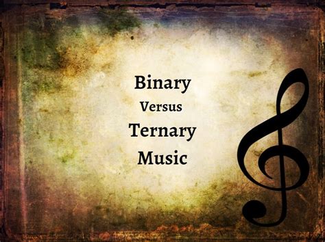 Binary Vs Ternary Music Differences Between Binary And Ternary Music