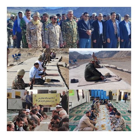 برگزاری میدان تیر و آموزش تیراندازی با سلاح ویژه کارکنان و بسیجیان