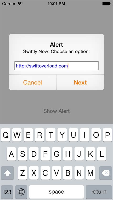 Uialertcontroller A Swift Example