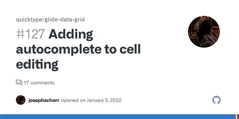 Adding Autocomplete To Cell Editing · Issue 127 · Glideappsglide Data