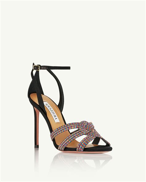 Felix Sandal 105 Black Aquazzura Official