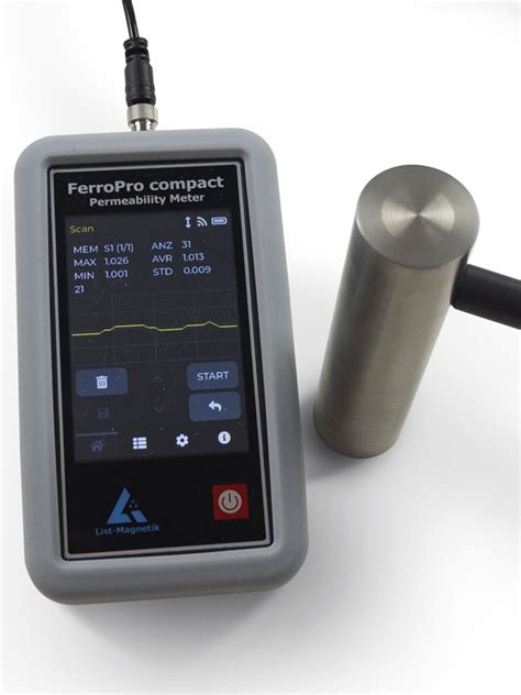 Magnet Permeability Meter Ferropro Compact List Magnetik Gmbh