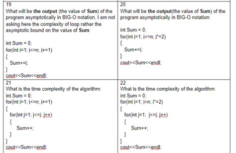 Solved Make Table To Show Dry Run For Each Loop It Is