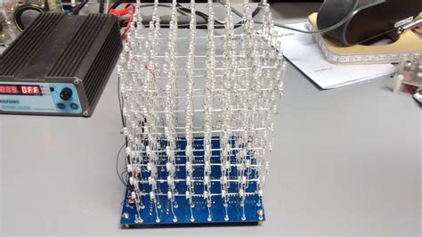 8x8x8 LED Cube WoodUino Ca