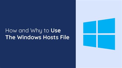 How To Configure Windows Host Files To Test WordPress