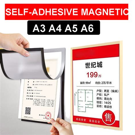 A3 A4 A5 A6แม่เหล็กเอกสารป้ายกรอบรูปกระดาษเมนูโปสเตอร์จอแสดงผล Dvx Divisoria Extension Mall