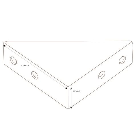 4″ Solid Brass Box Corner Horton Brasses